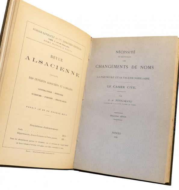 Recueil comprenant 7 ouvrages d'Ernest de Neymerand. Notamment : L'art ...