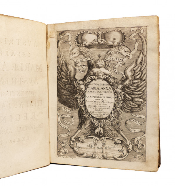 D.O.M. Austriaci Caesares Mariae Annae Magni Caes.is Ferd.di.III filiae ...