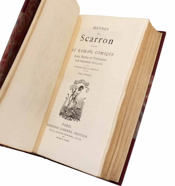 Oeuvres de Scarron. Le roman comique avec notes et variantes par ...