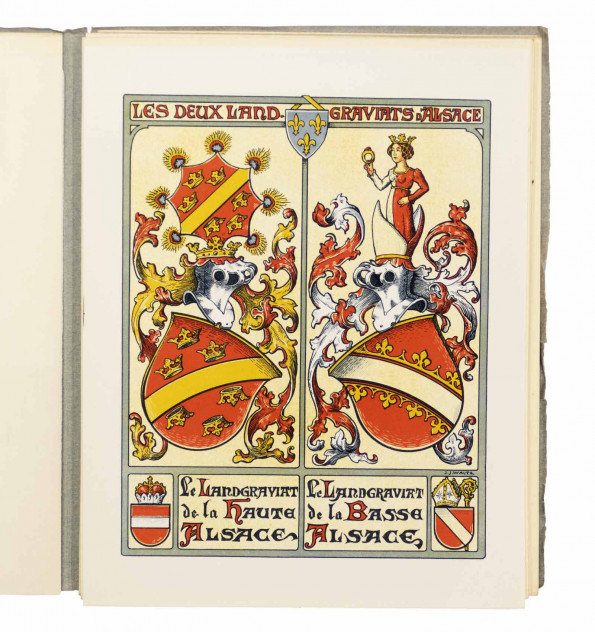 L'art héraldique en Alsace. Les 3 volumes.