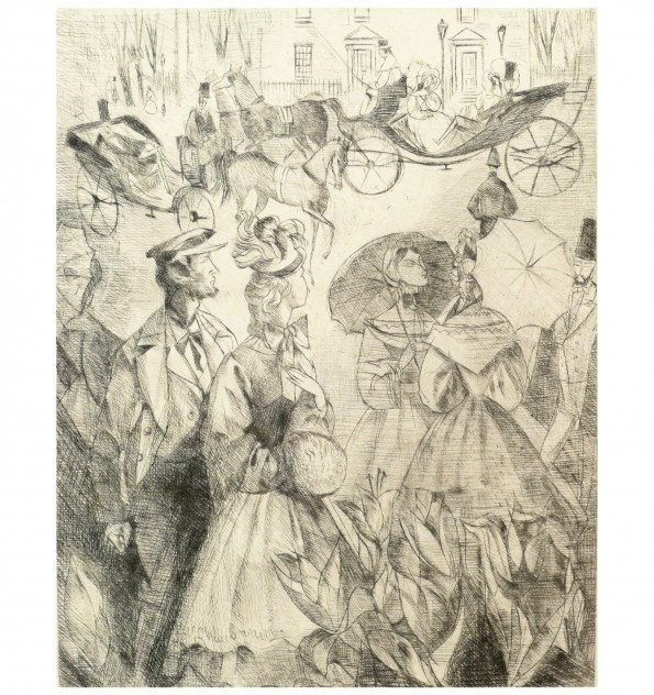 Le portrait de Dorian Gray. Edition ornée de douze eaux-fortes de ...