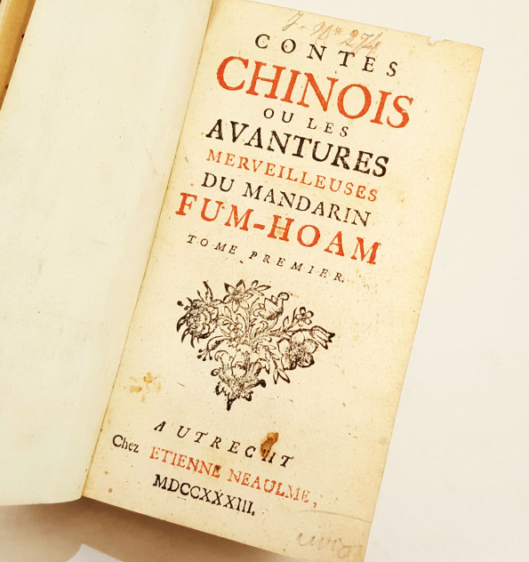 Contes Chinois ou les Avantures merveilleuses du Mandarin Fum-Hoam.