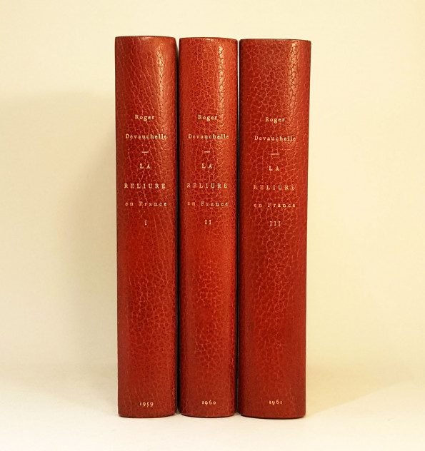 La reliure en France des ses origines à nos jours.
